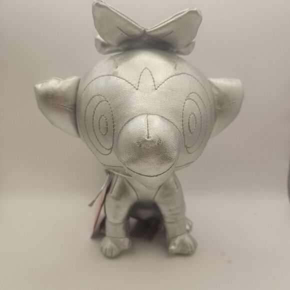 Bandai Namco | Toys | Pokemon 25th Anniversary Silver Grookey Plush ...